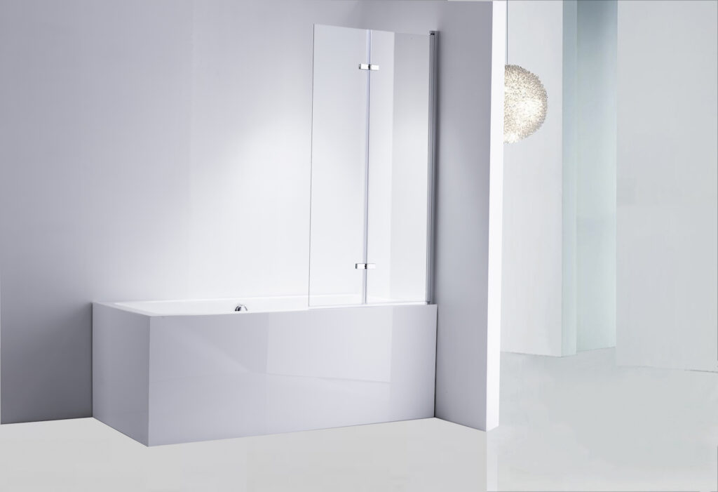 Pivot hinge bath screen chrome 7189 - conric